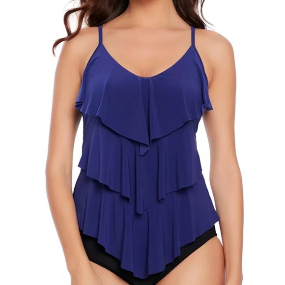 Magicsuit | Swim | Magicsuit Rita Tiered Slimming Tankini Top | Poshmark